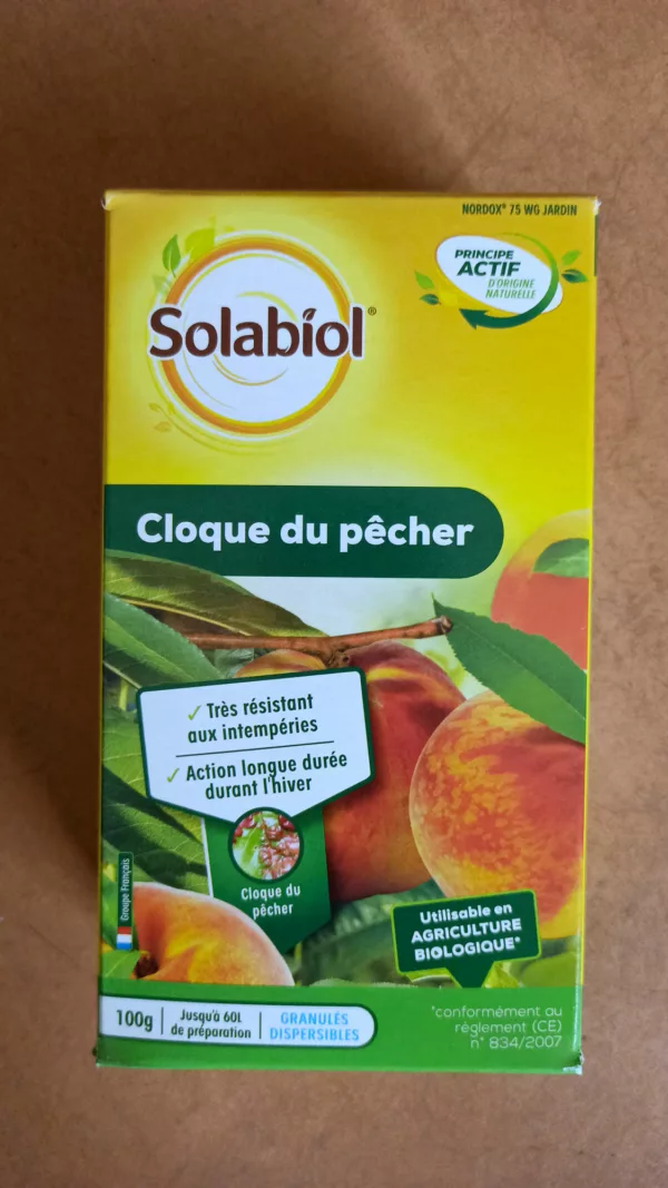 Traitement Cloque du pêcher 100g - Solabiol - Jardi Pradel - Jardinerie ...